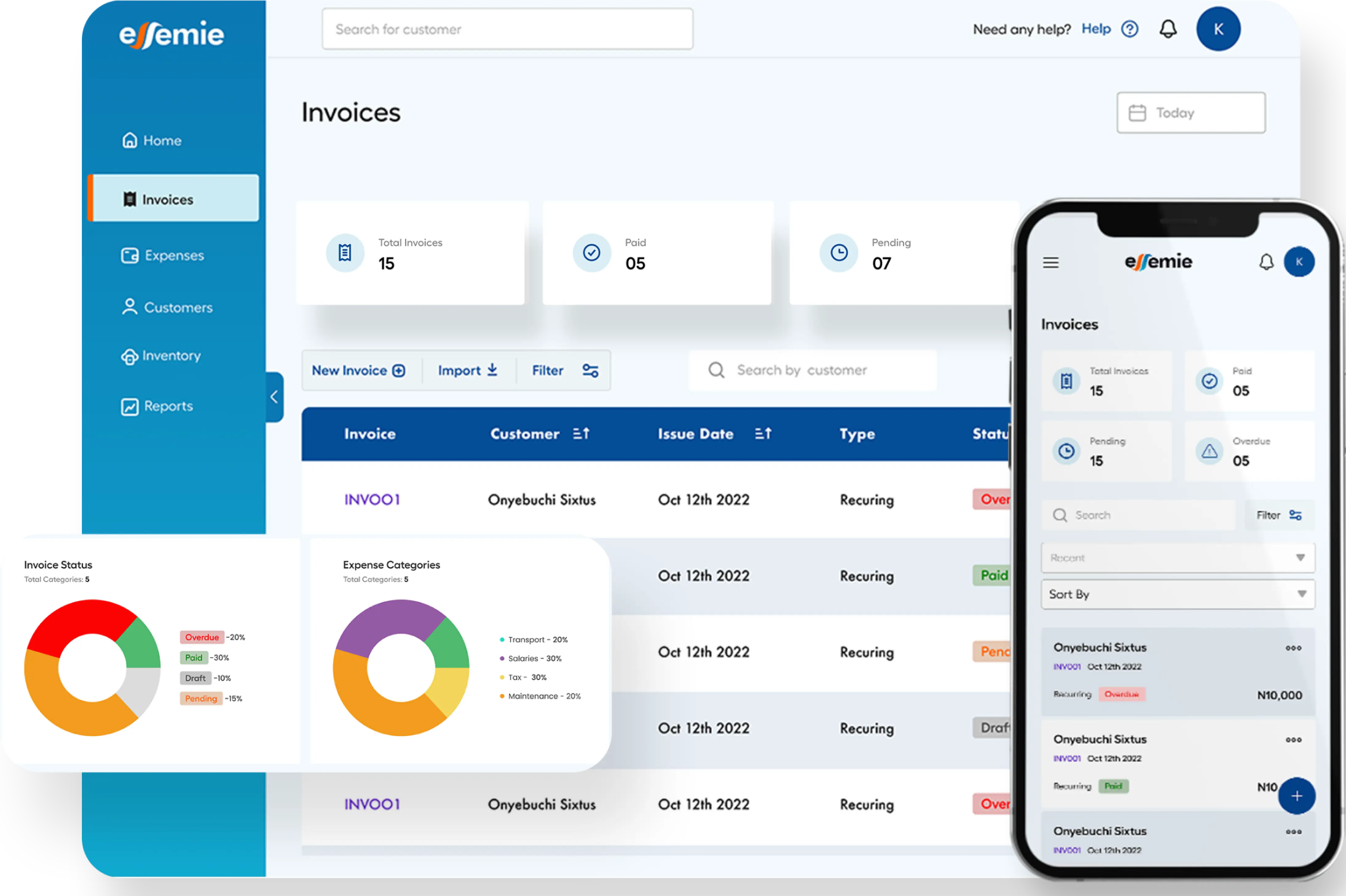 Esemie: All-In-One Business Management Software